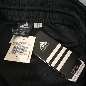 adidas | Shorts | Adidas Men Blackred Stripes | Poshmark